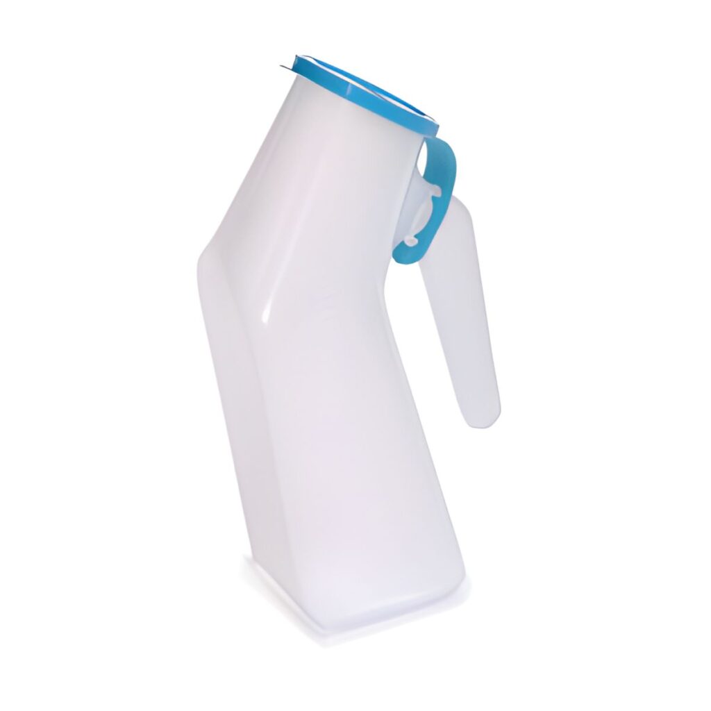 Urinal Male Translucent Reusable Autoclavable Blue Cap - Medichoiceha